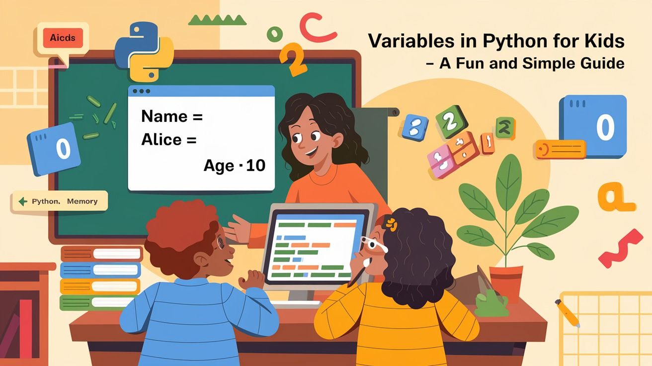 Variables in Python for Kids – A Fun and Simple Guide