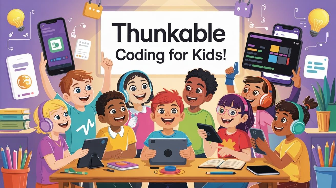 Thunkable Coding for Kids: Build Mobile Apps Without Writing Code